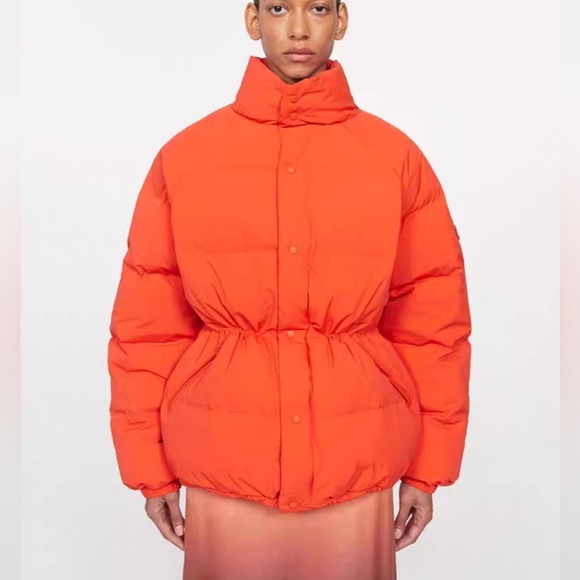 Rodebjer | Jackets & Coats | Rodebjer Moura Puffer Jacket In Orange ...
